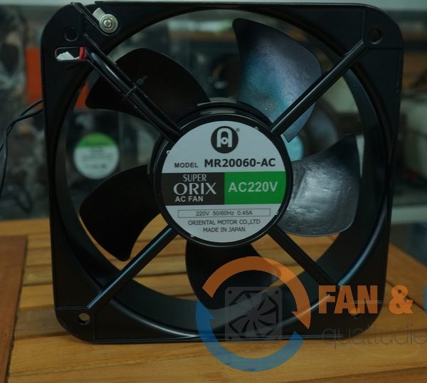 Quạt ORIX JAPAN MR20060-AC, 220vac, 200x200x60mm - Quạt hút Công nghiệp - Đèn LED Chiếu sáng