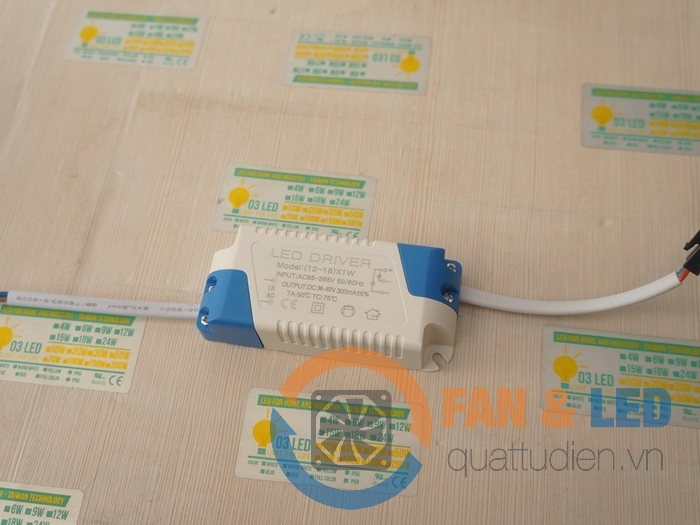 den led am tran 18W tron004 - Quạt hút Công nghiệp - Đèn LED Chiếu sáng