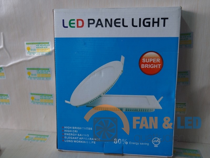 den led am tran 18W vuong001 - Quạt hút Công nghiệp - Đèn LED Chiếu sáng