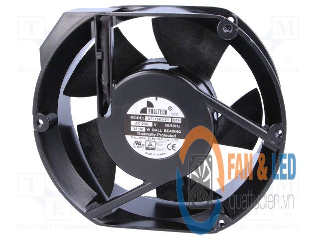 Quạt FULLTECH UF-15KC23 BTH, 230VAC, 172x150x55mm - Quạt hút Công ...
